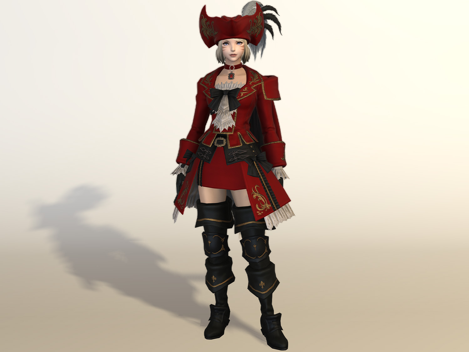 【FF14】AF4 アイディアル・エストクル装備の見た目【赤魔道士装備】 | FF14 ゆんのぼうけん