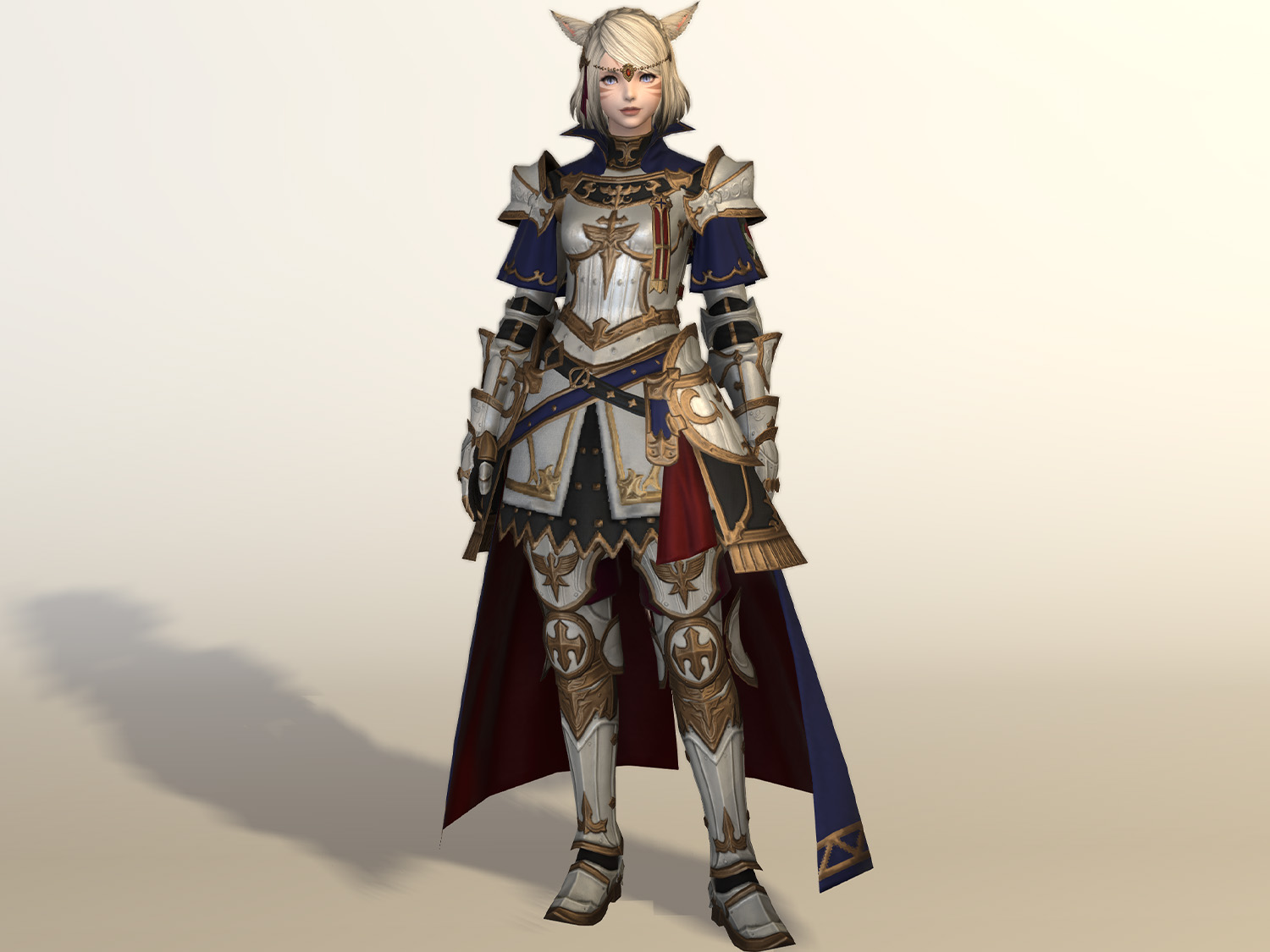 【FF14】AF4 アイディアル・シュヴァリエ装備の見た目【ナイト装備】 | FF14 ゆんのぼうけん