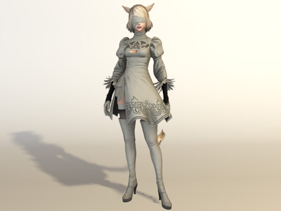 【FF14】二号B型装備の見た目【ニーア装備】 | FF14 ゆんのぼうけん